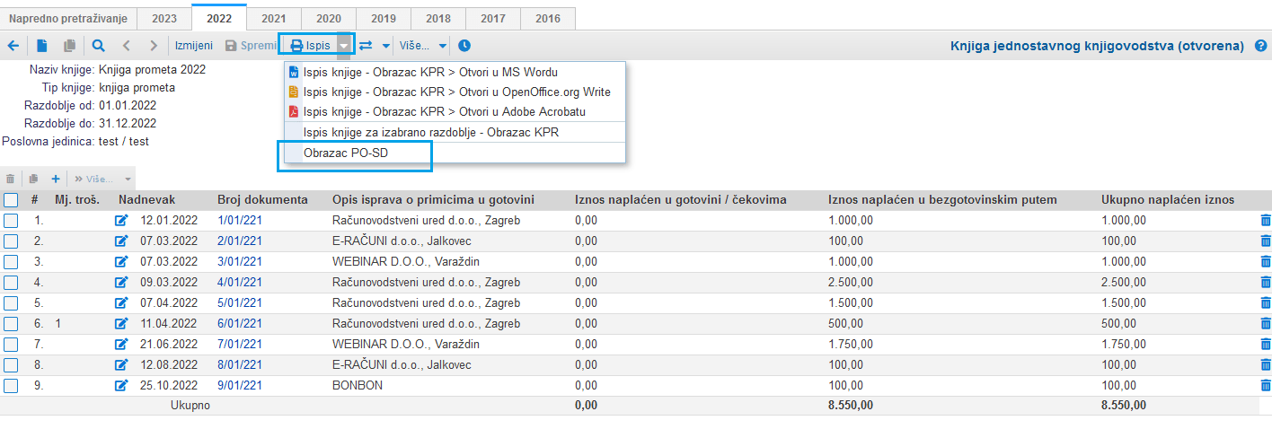 PO-SD obrazac i vođenje paušalnog obrta – Fakturiranje i vođenje ...